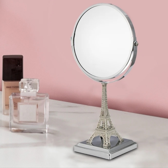 Bath | Eiffel Tower Makeup Mirror Tabletop Twosided Vanity Magnifiying ...